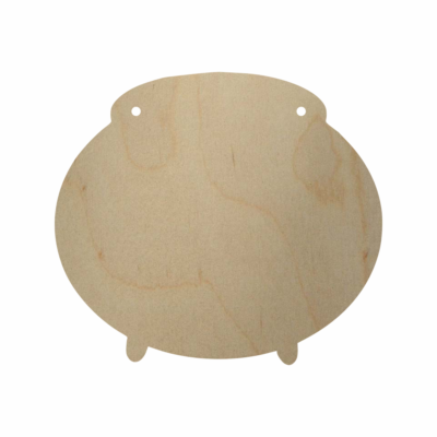Wooden Cauldron Cutout - WoodenCutouts.com