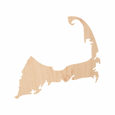 Wooden Cape Cod Cutout | Wooden Cape Cod Craft Shape